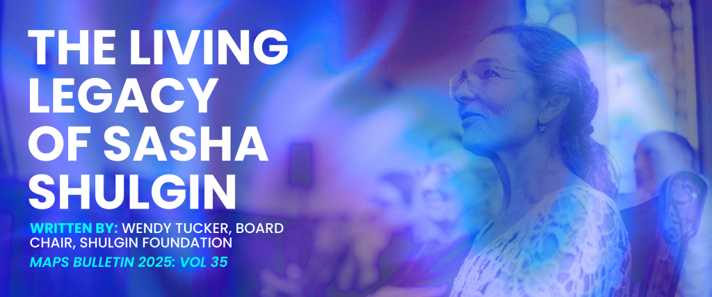 MAPS Bulletin: Wendy Tucker – The Living Legacy of Sasha Shulgin - The ...